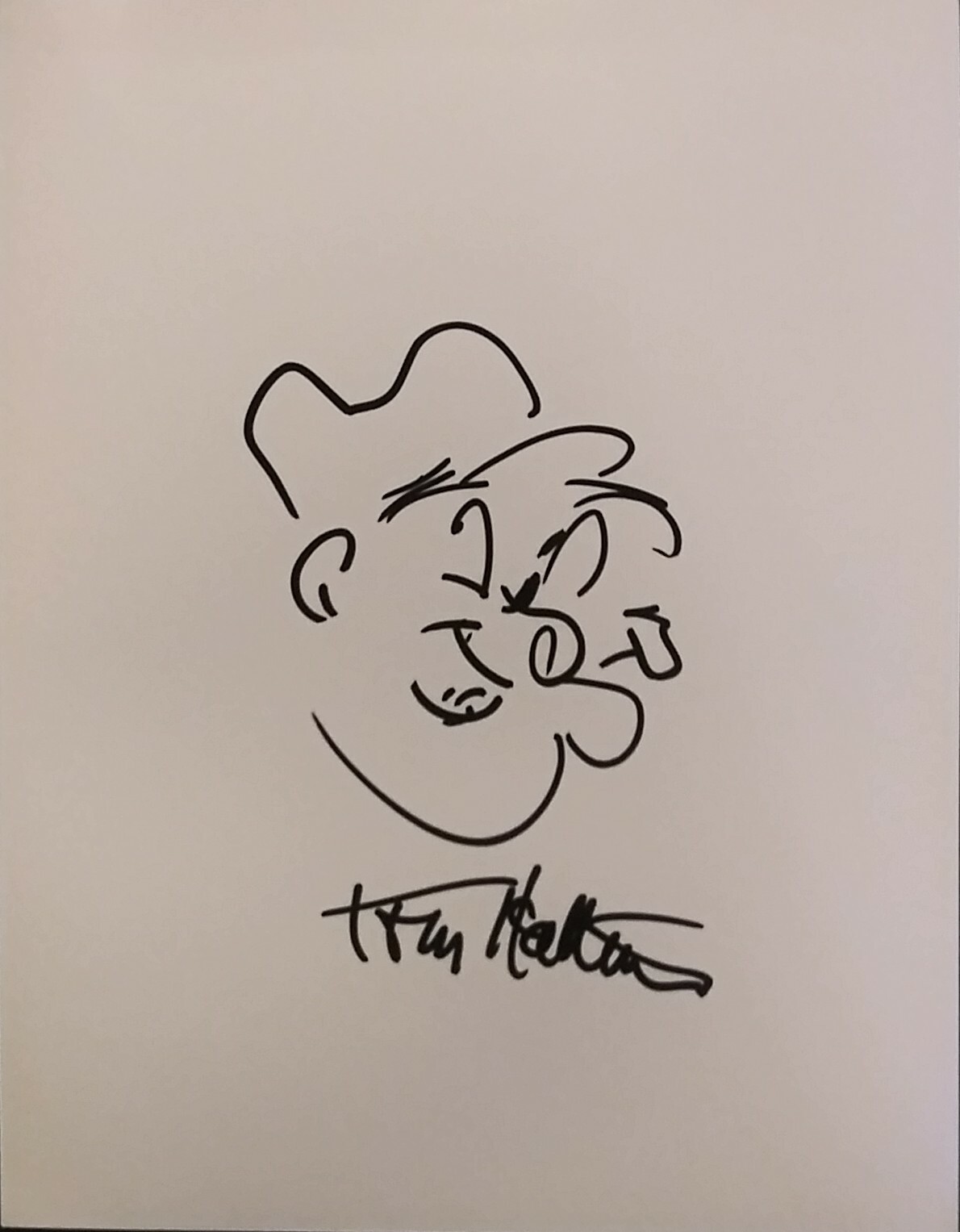 Tom Hatten signed sketch | eBay