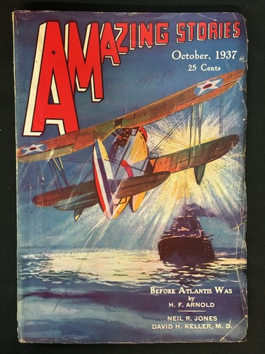 AMAZING STORIES PULP MAGAZINE OCTOBER 1937 VG | eBay