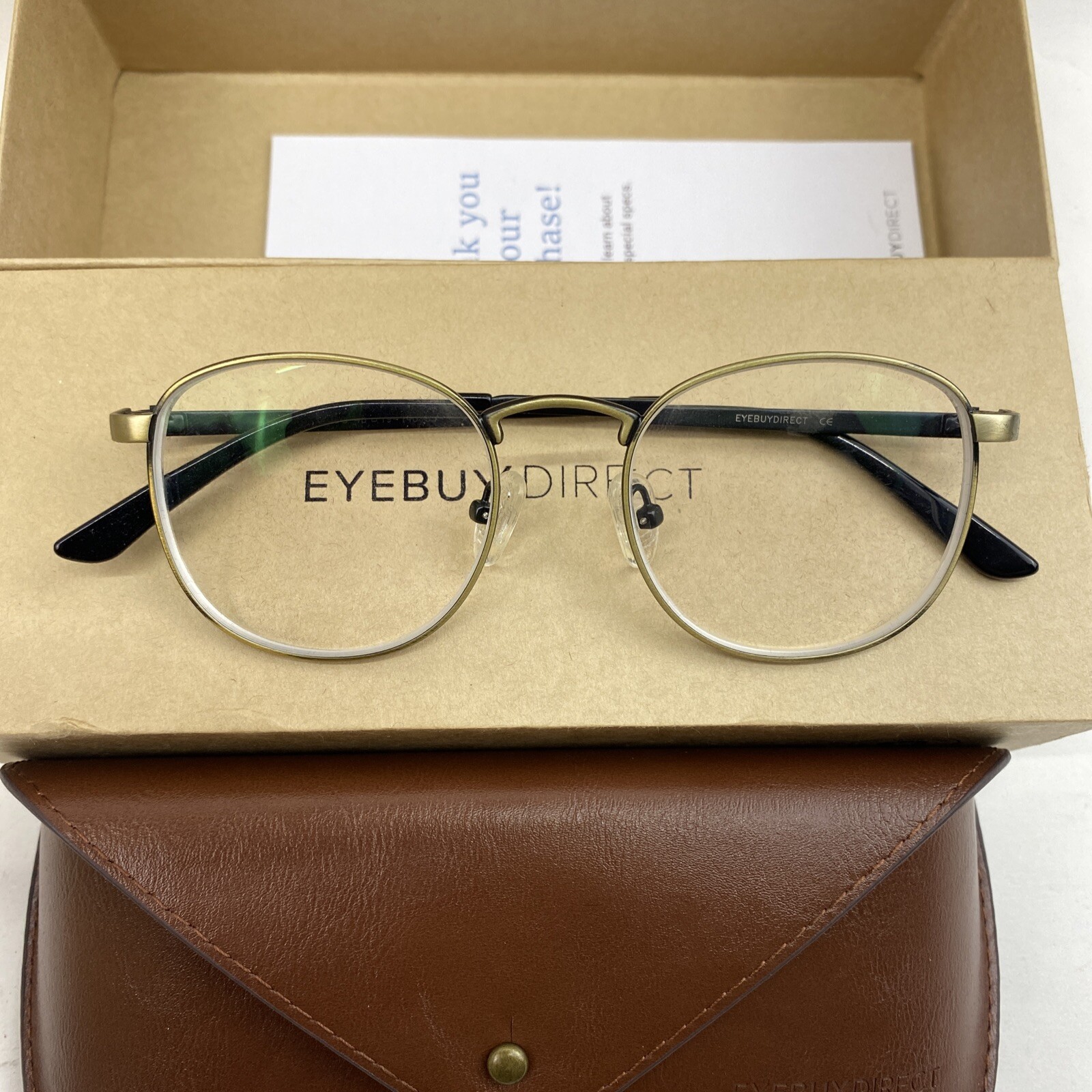 Eyebuydirect St Michel S 48-19-140 C5 Bronze Metal Eyeglasses FRAMES ONLY | eBay