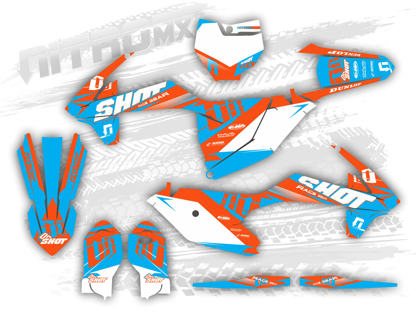NitroMX Graphics for KTM SX 85 SX85 2018 2019 2020 2021 2022 2023 2024 ...
