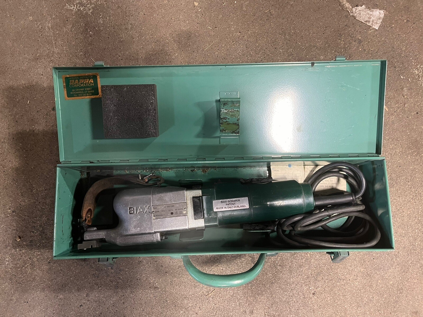 DAPRA Biax Hm-10 Power Hand Machinist Way Scraper With Blades for sale ...