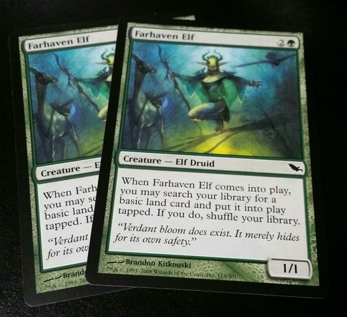 Magic the Gathering: Farhaven Elf Card - 2x | eBay