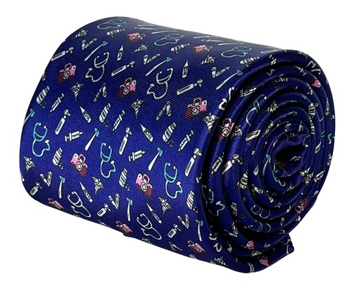 royal blue medical doctor nurse mens neck-tie by Frederick Thomas Ties ...