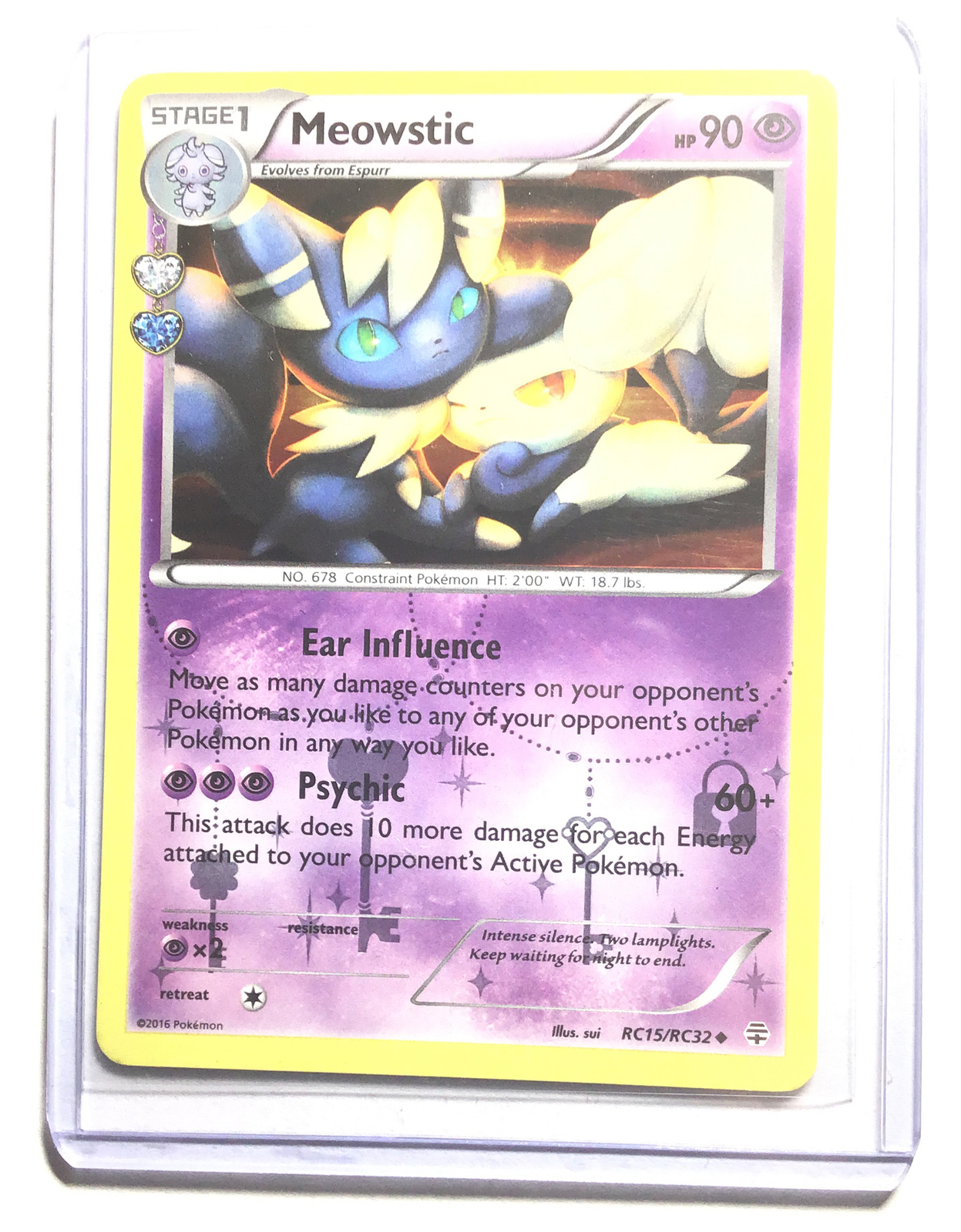 MEOWSTIC - RC15/RC32 - XY GENERATIONS - Holo - Pokemon Card - NM | eBay