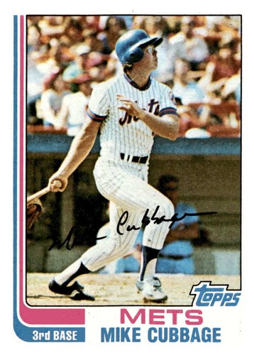 1982 Topps Mike Cubbage 43 | eBay