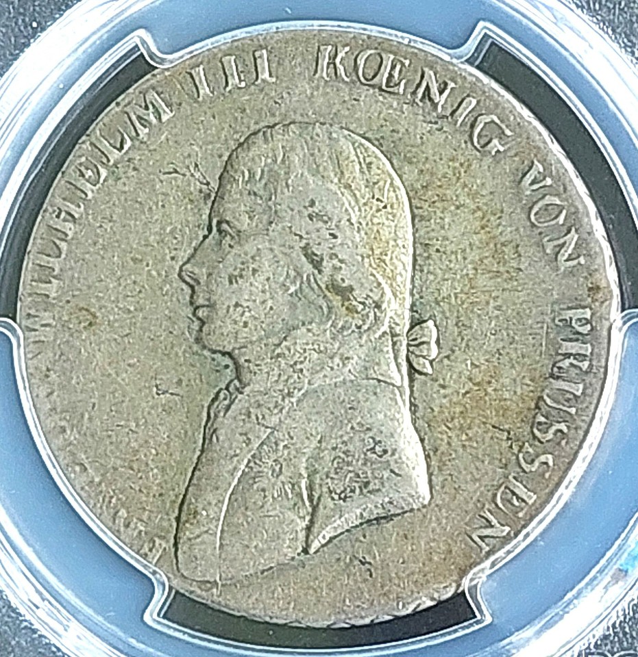 1803 A Germany Thaler, Prussia , PCGS VF25 , nice silver coin # 1971 ...