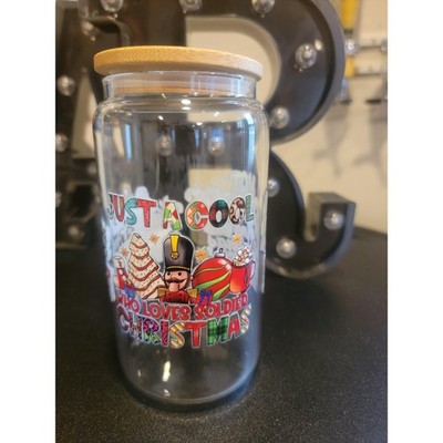 🎄 Holiday Glass Jar – Festive Sips in Style! 🎄 | eBay