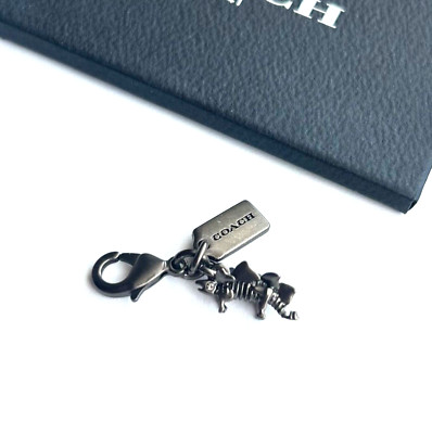 COACH Steggy Dinosaur Skeletal Charm Keychain Tag | eBay