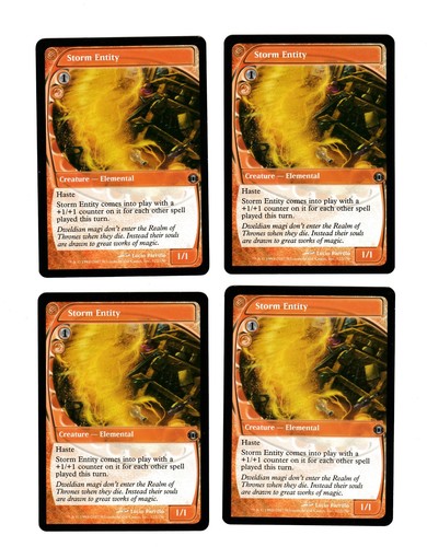 4x Storm Entity EX Future Sight Mtg Magic EDH 4x x4 | eBay