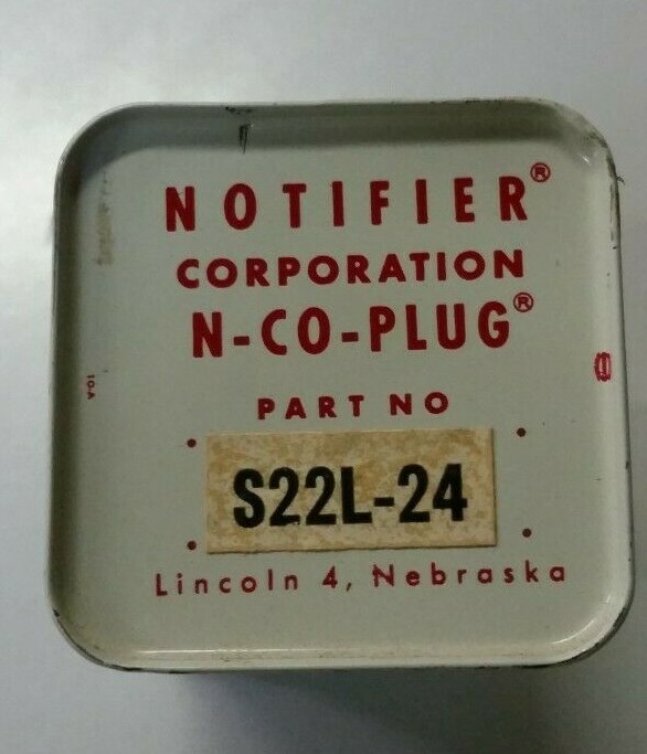 Vintage Antique Notifier S22L-24 Fire Alarm Plug In Module | eBay