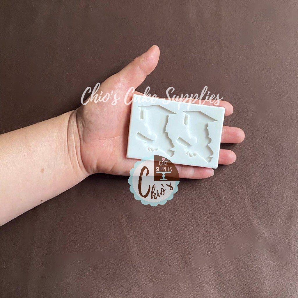 Graduated Girl & Boy Silicone Mold. Graduation Themed silicone mold. | eBay