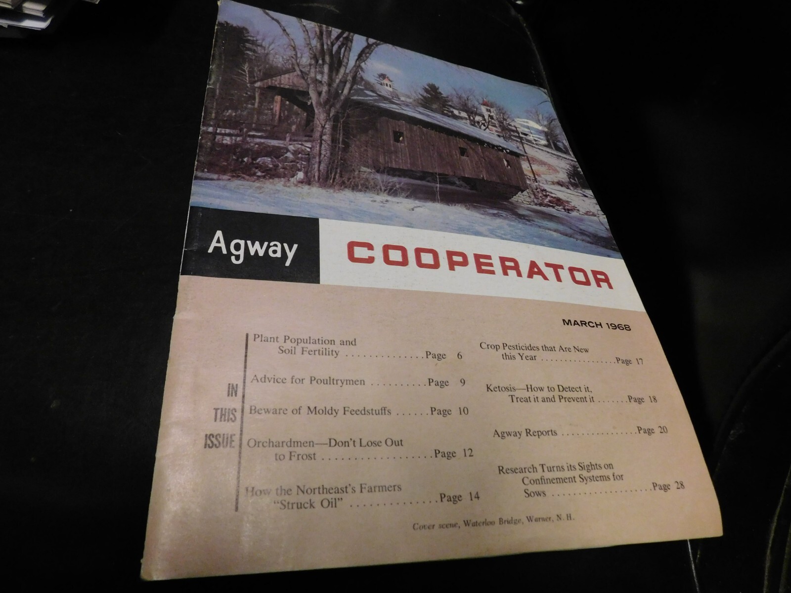 Agway Cooperator Magazine March 1968 | eBay