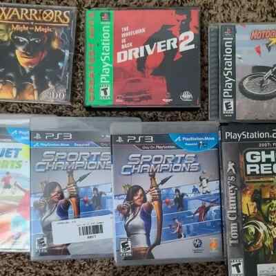 Lot of 7 Playstation games | eBay