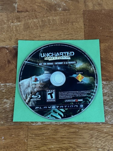 uncharted Drake’s Fortune PS3 Playstation 3 Video Game Disc Only | eBay