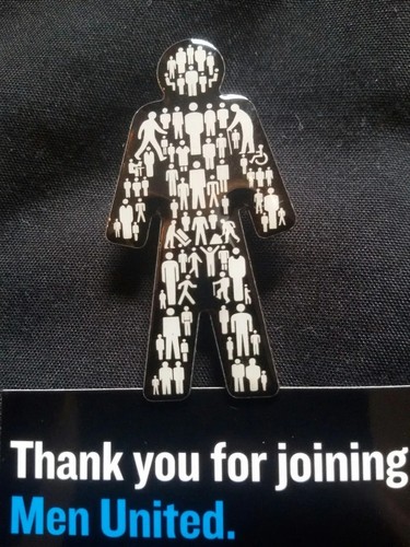 BRAND NEW Prostate Cancer UK - PIN BADGE - Men United - Raise Awareness ...