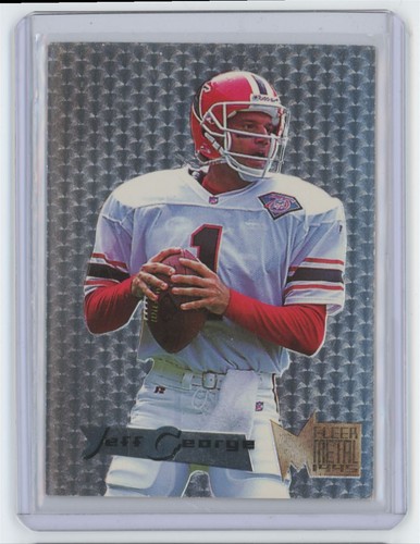 1995 Fleer Metal Jeff George . Atlanta Falcons #18 | eBay