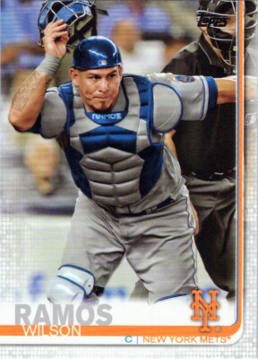 2019 Topps #591 Wilson Ramos New York Mets | eBay