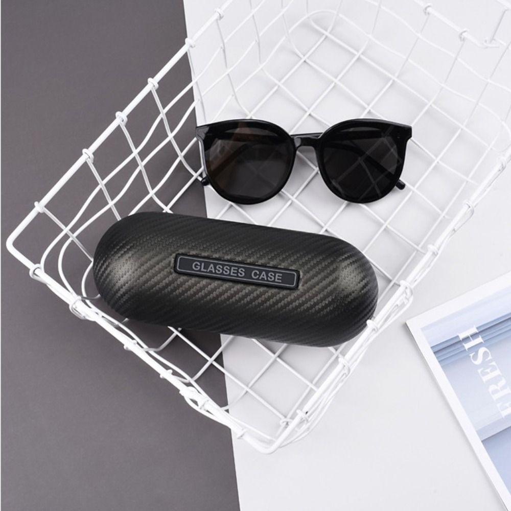 Hard Shell Sunglass Case Carbon Fiber Glasses Storage Box Glasses Box ...