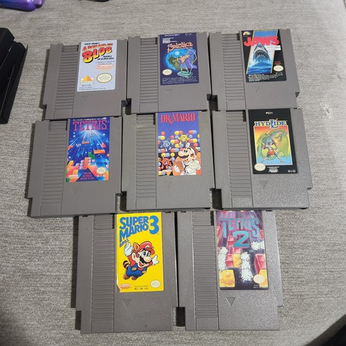 Nintendo NES Games Lot of 6 Games Tested and Working with Sleeves (READ ...