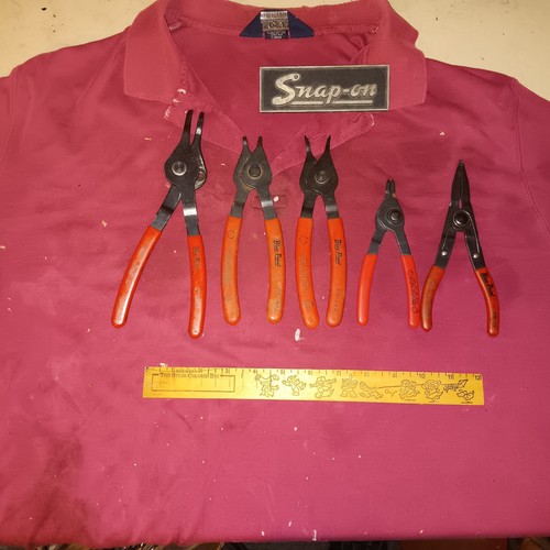 Snap On (Blue Point) Snap Ring Pliars(5) | eBay