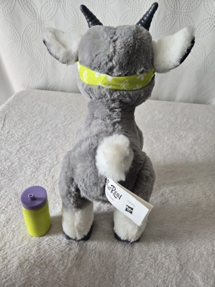 FurReal Daisy the Yoga Goat Interactive Toy, 11-inch Realistic Plush ...