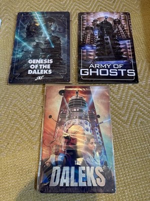 Doctor Who Hachette Partworks 3 DALEK TIN PLATES 30cm by 20cm NEW | eBay UK