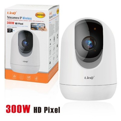 TELECAMERA IP WIRELESS 300W HD PIXEL SUPPORTA PC CELLULARI IOS ANDROID ...