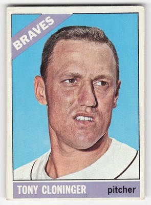 Tony Cloninger 1966 Topps #10 Atlanta Braves Pr-Fr Tape | eBay