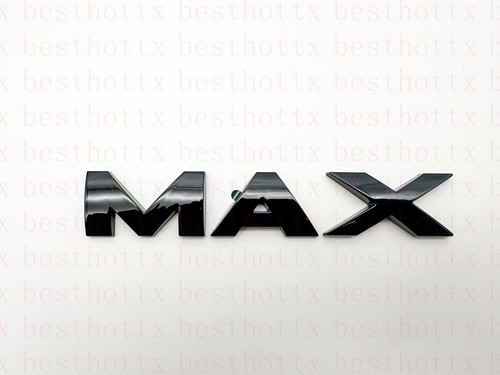 Gloss Black Limited MAX Overlay Letters Emblem FIT 2018-2024 Ford ...