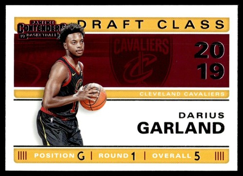 2019-20 Panini Contenders 2019 Draft Class Darius Garland Rookie ...
