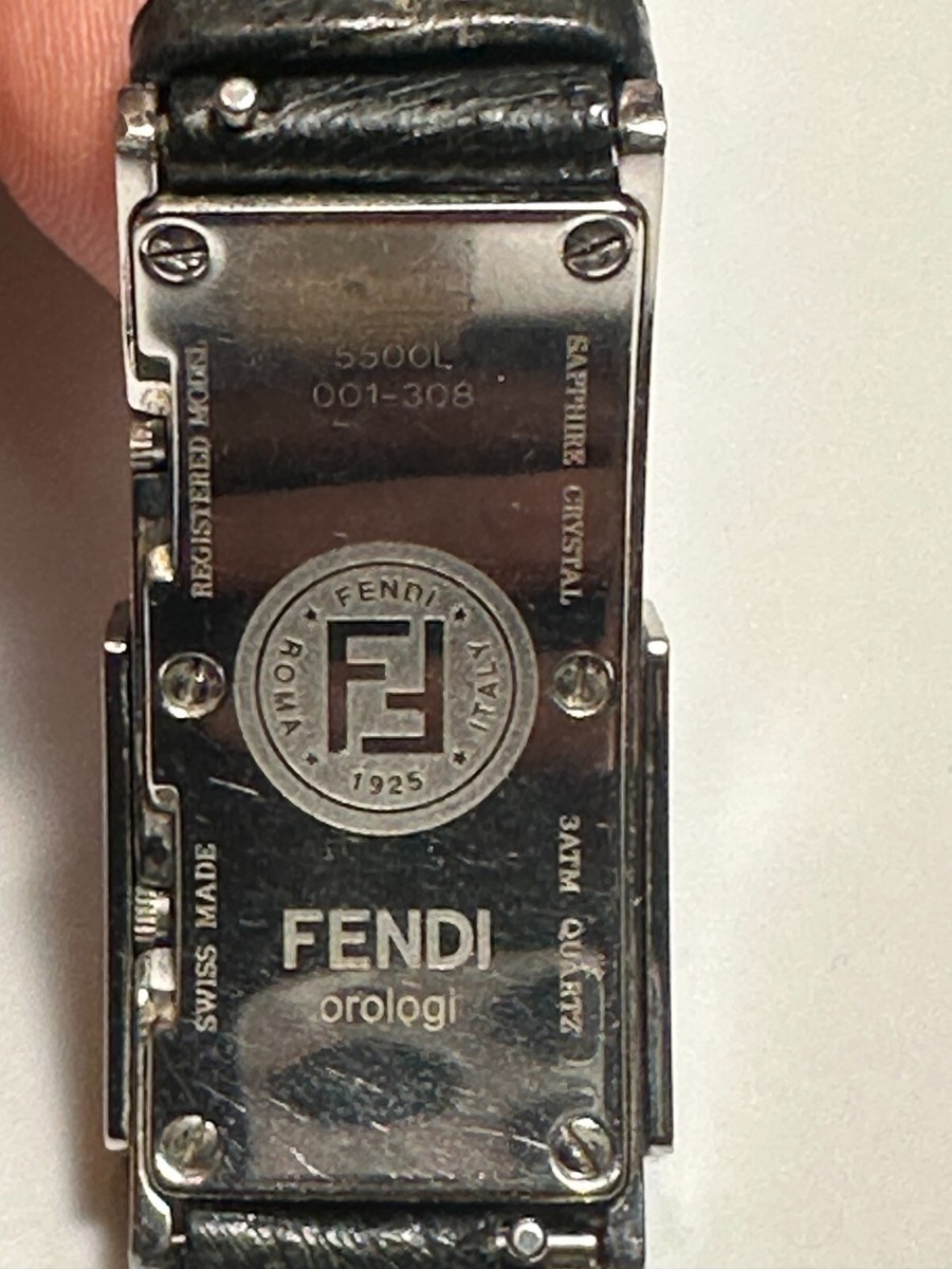 FENDI DUAL TIME 5500L QUARTZ LADIES' WRISTWATCH | eBay FENDI DUAL TIME 5500L QUARTZ LADIES' WRISTWATCH | eBay