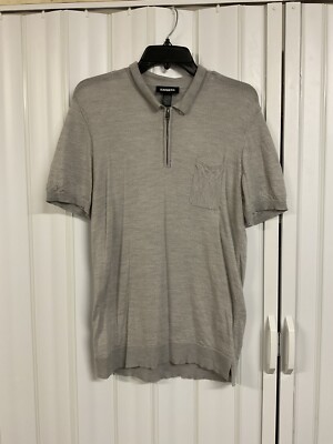 Express Men Polo Zip Up Size M | eBay