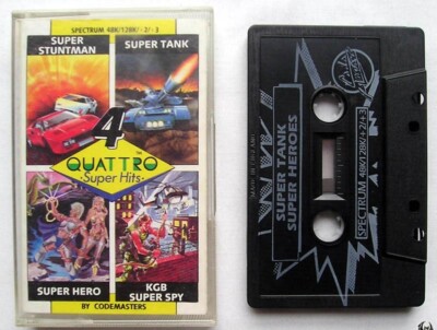 Sinclair Zx Spectrum 48K Juego - Quattro Súper Hits - Codemasters ...
