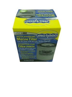 Marpac 7-0860 Fuel Water Separator Filter 2/4 Stroke Universal 10/15/18 ...