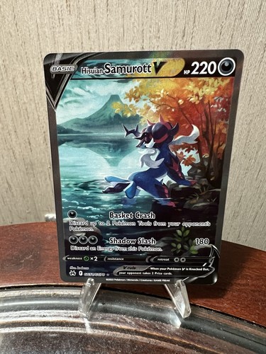 Hisuian Samurott V GG51/GG70 Crown Zenith: Galarian Gallery Holo | eBay