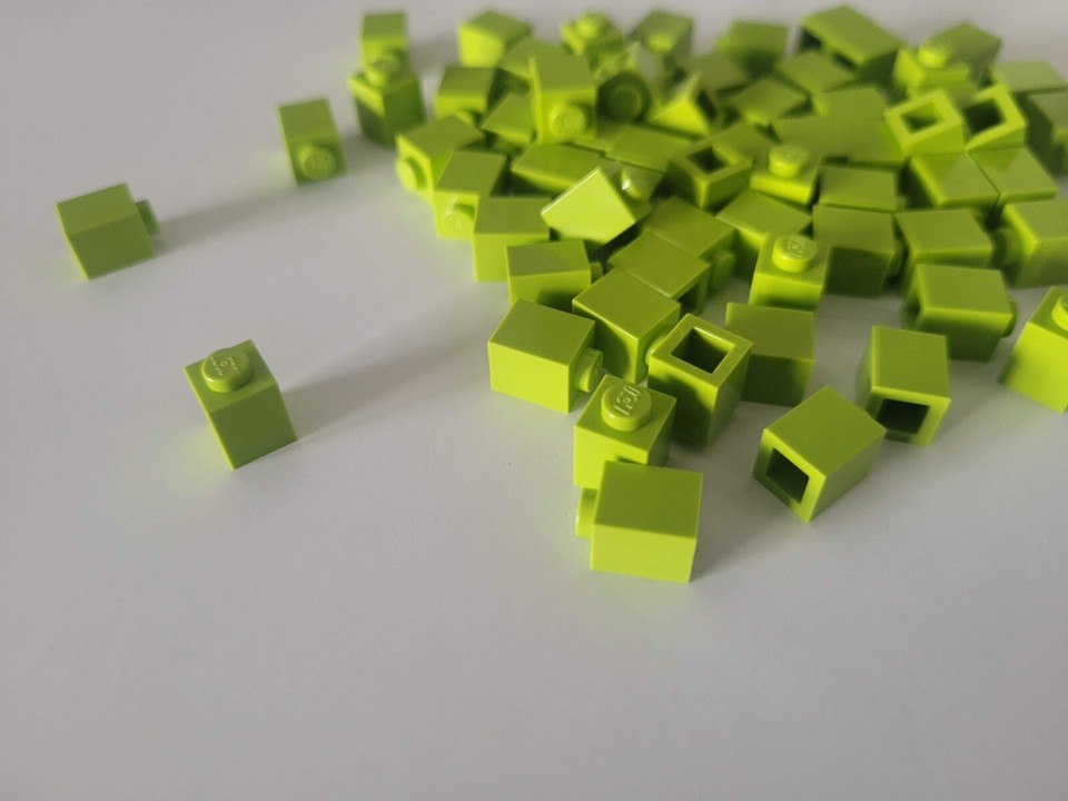 LEGO SET OF 84 LIME GREEN NEON 1x1 BRICKS Part #3005 LEGOS | eBay