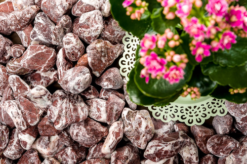 Decorative Red Wine Marble Pebbles/Stones - Perfect for Home & Garden ...