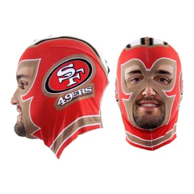 Little Earth NFL San Francisco 49ers Fan Face Mask Adult Unisex One ...