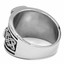 Thors Hammer Ring Mens Silver Stainless Steel Norse Viking Mjolnir Band ...