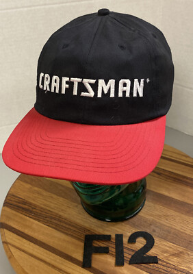 NWOT CRAFTSMAN "THE OFFICIAL TOOL" HAT BLACK/RED SNAPBACK ADJUSTABLE ...