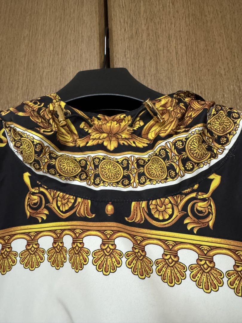 Versace Collection Printed Yellow Poncho