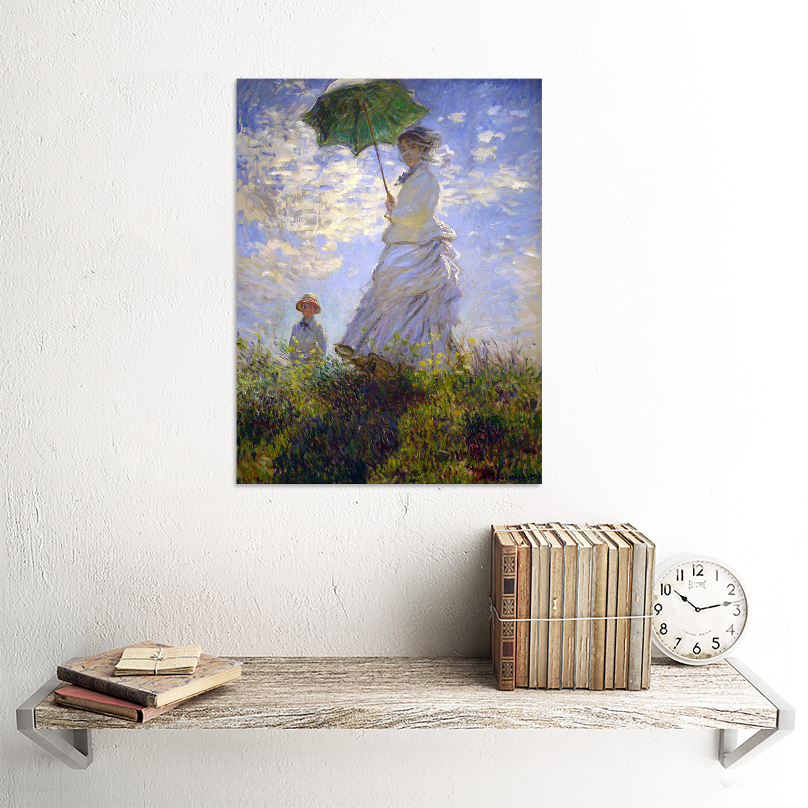 CLAUDE MONET UMBRELLA OLD MASTER ART PAINTING PRINT POSTER REPRODUCTION ...