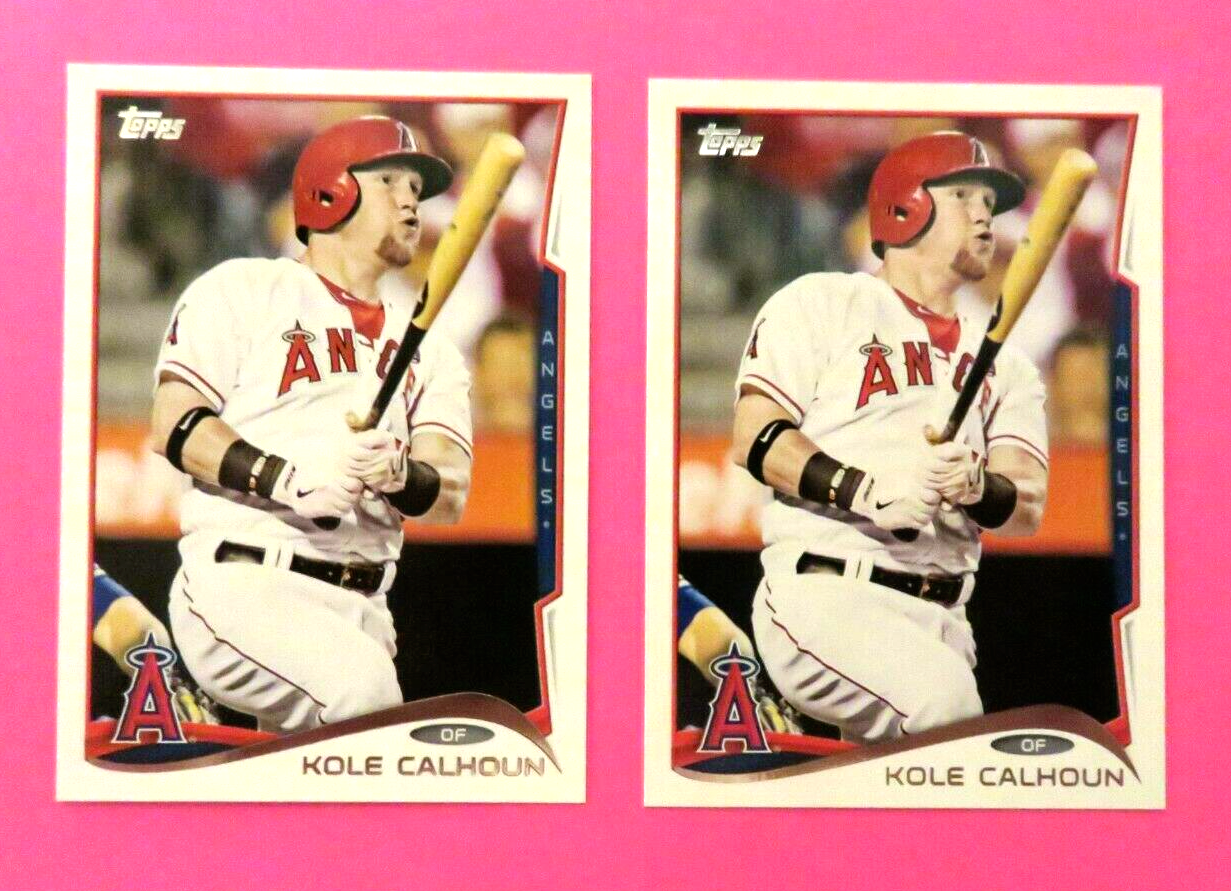 2 - 2014 Topps, Angels - KOLE CALHOUN | eBay
