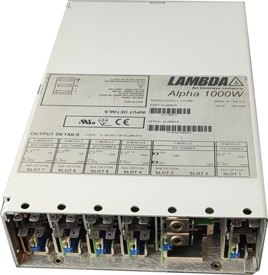 TDK-LAMBDA ALPHA 1000W CA1000 J17001 Power Supply | eBay