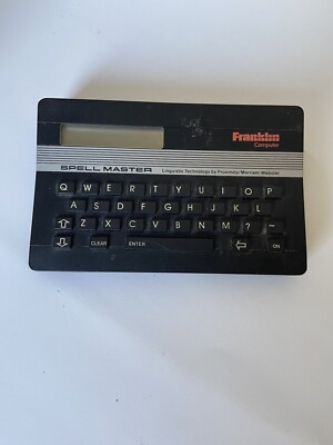 Vintage Franklin Computer Spell Master Model SA-103 Electronic Speller ...