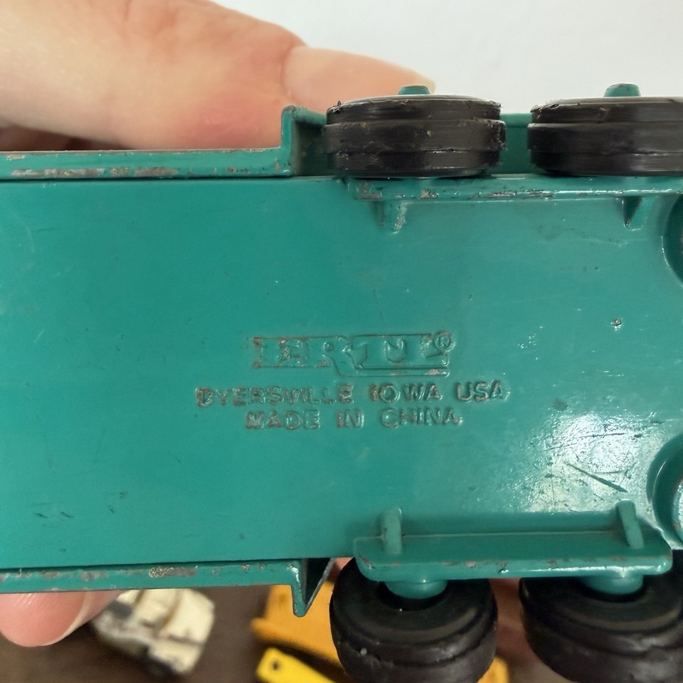 Majorette Matchbox And Unbranded Vintage Semi Truck Trailers Lot Of 18 ...