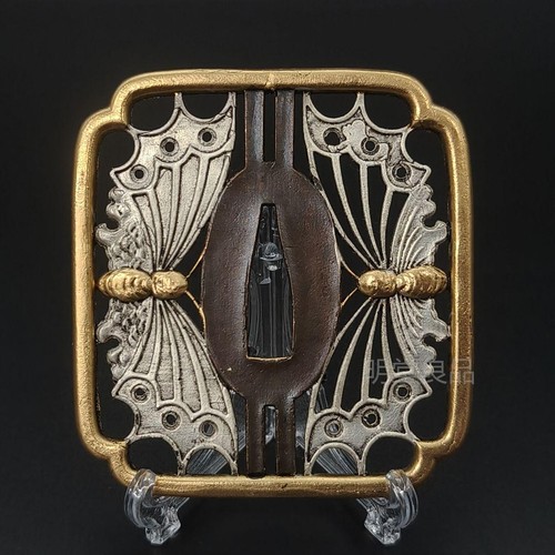 Japanese sword fitting,Copper,2 Moths Design,XG45 | eBay