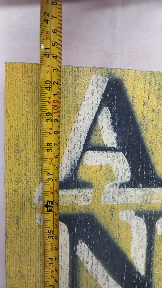 RUSTIC PAINTED ANTIQUES SIGN SHOP DISPLAY MANCAVE DECOR VINTAGE RETRO ...