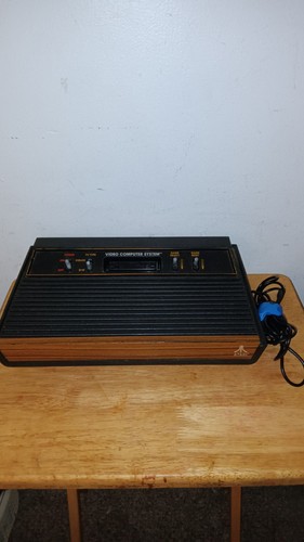 VINTAGE ATARI CX-2600A WOODGRAIN VIDEO GAME CONSOLE ONLY | eBay