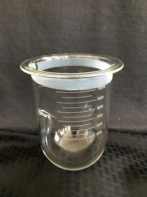 ZYMARK Glass 1000mL 1L Dissolution Testing Vessel Only 170mm H | eBay